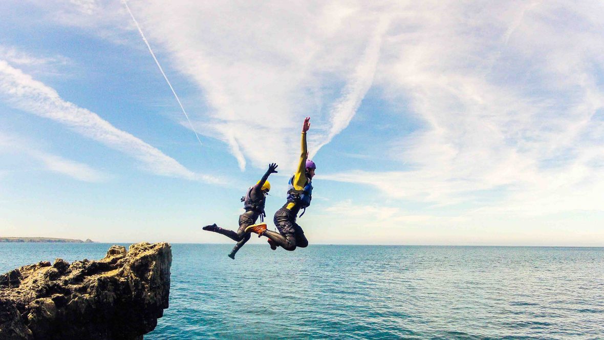Coasteering: Why everyone's throwing themselves off a cliff | Adventure.com