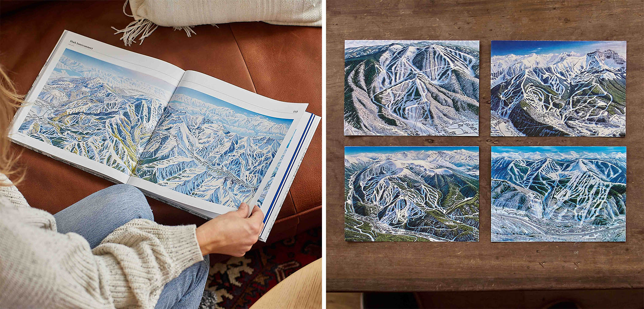 Profile of talented ski map artist, James Niehues | Adventure.com