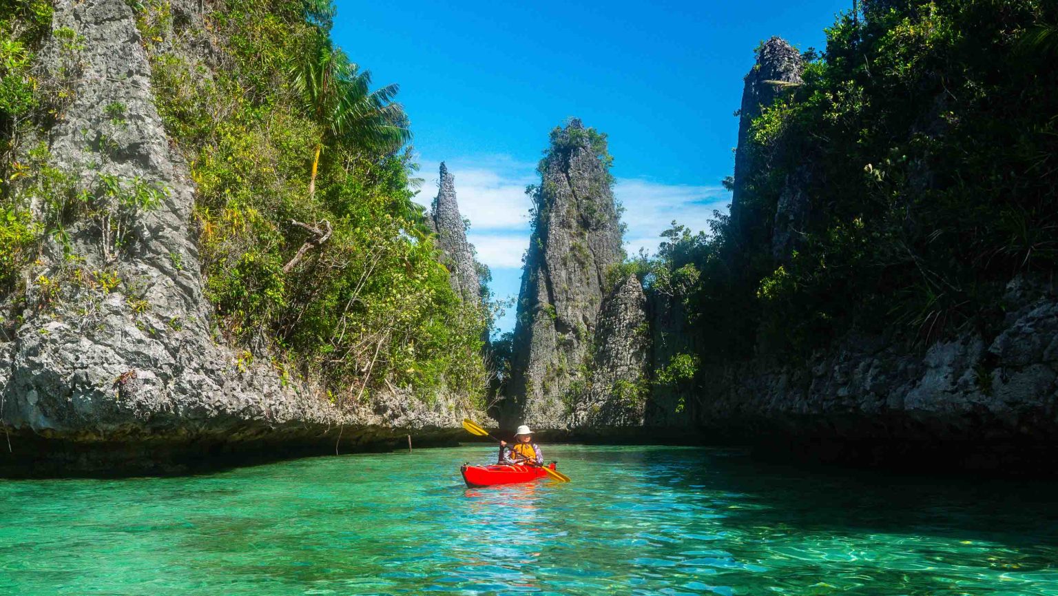 Sea kayaking in Raja Ampat, Indonesia | Adventure.com